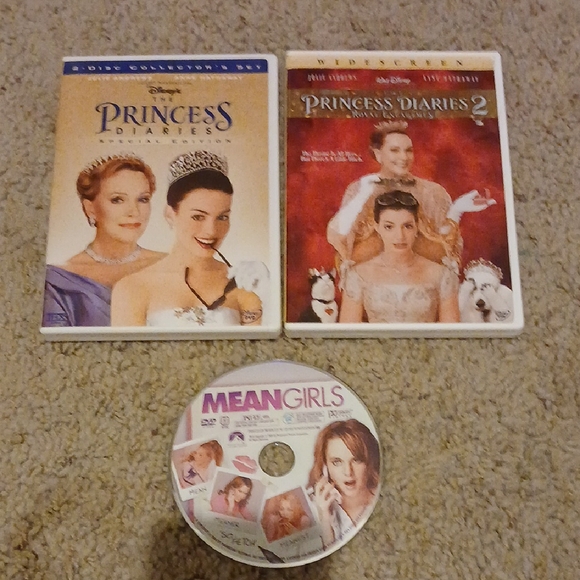 Disney | Other | Disney Princess Diaries Dvd Set With Mean Girls Disc ...